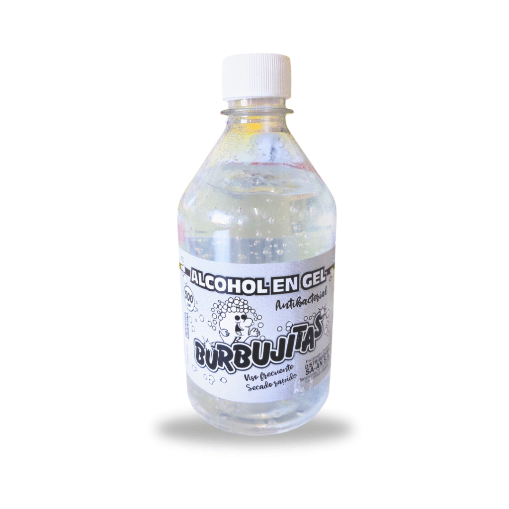 Alcohol en Gel Antibacterial – Fábrica Burbujitas