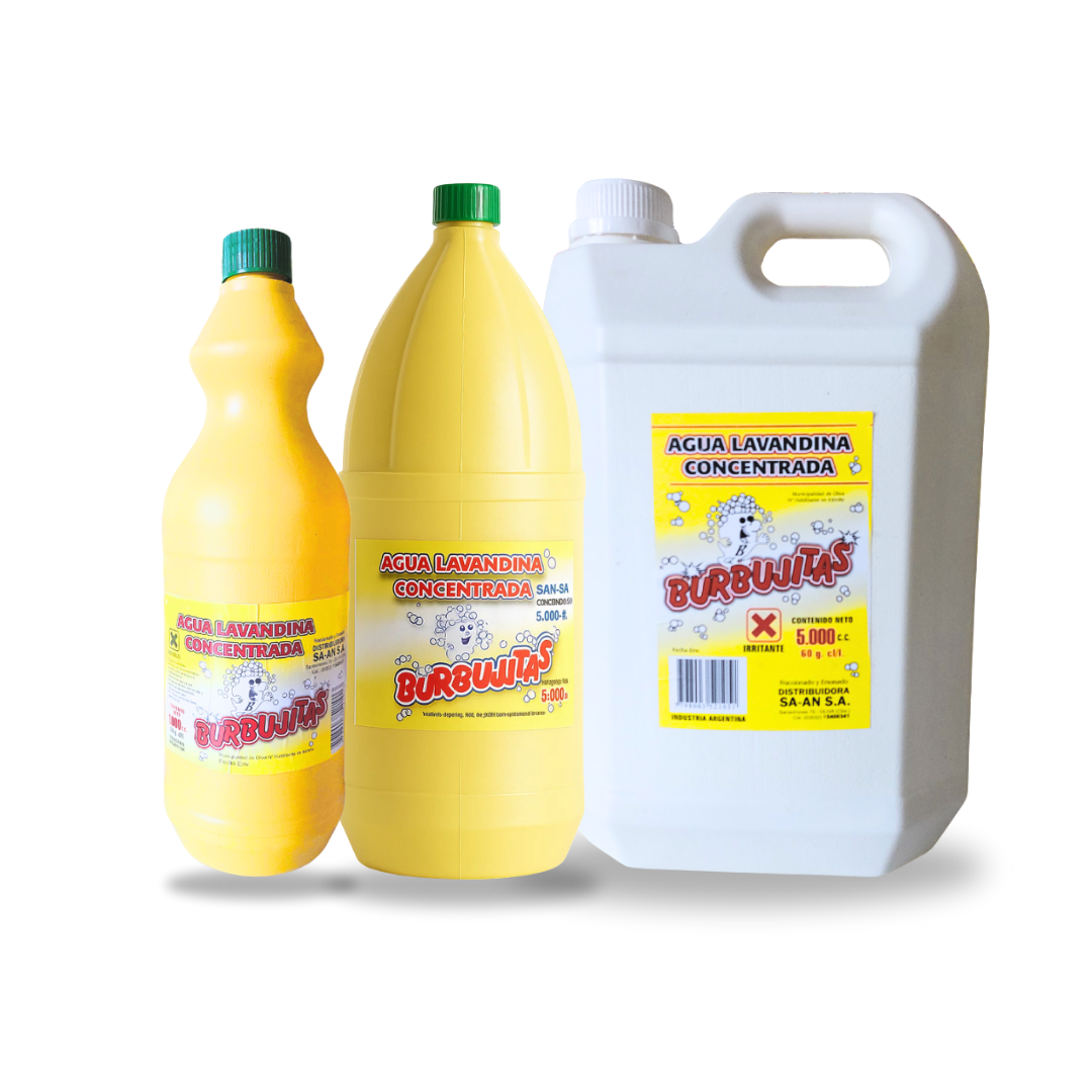 Lavandina concentrada – Fábrica Burbujitas